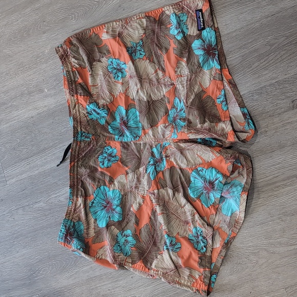 Patagonia | Swim | Patagonia Mens Swim Shorts Cusco Orange Hibiscus ...